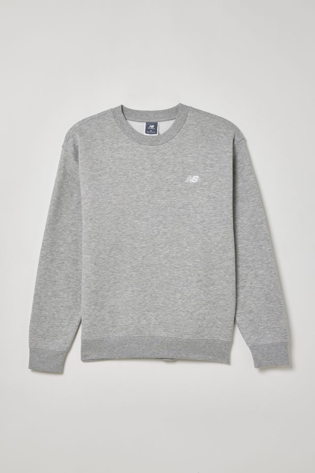 New Balance Small Logo Brushed Fleece Crew Neck Sweatshirt | Urban ...
