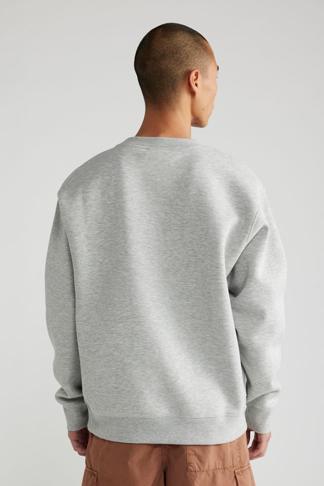 New Balance Small Logo Brushed Fleece Crew Neck Sweatshirt | Urban ...