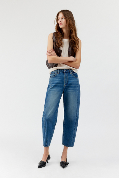 Pistola Eli High-Waisted Arched Leg Jean | Urban Outfitters Canada