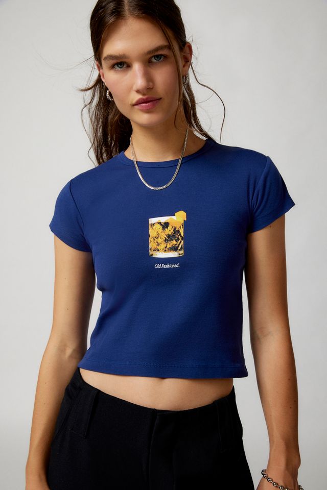 Old Fashioned Cocktail Baby Tee | Urban Outfitters