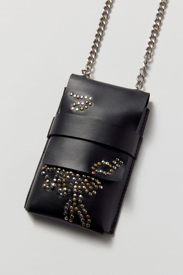 Silence + Noise Studded Crossbody Phone Holder | Urban Outfitters Canada