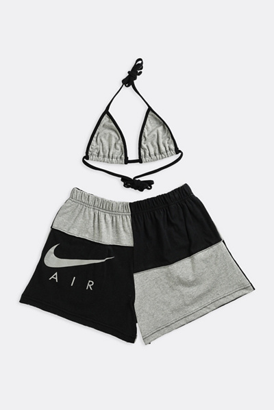 Frankie Collective Rework Nike Patchwork Tee Shorts Set 224 | Urban ...