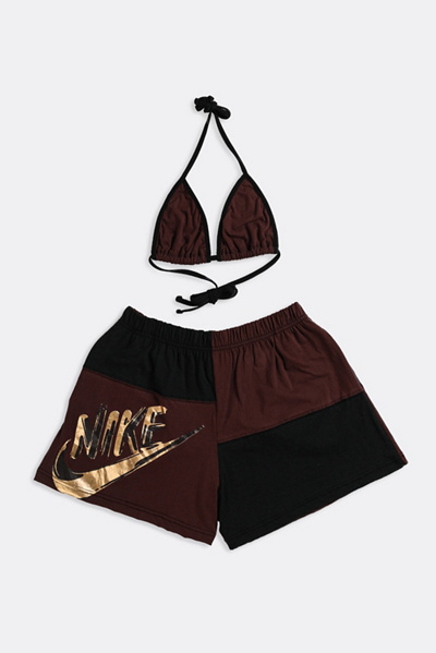 Frankie Collective Rework Nike Patchwork Tee Shorts Set 248 | Urban ...