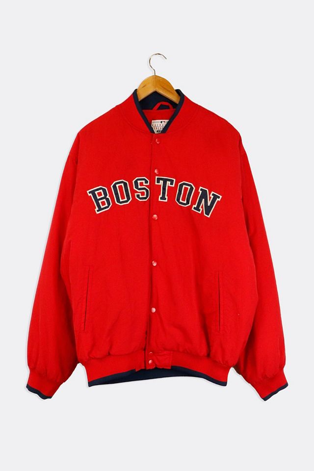 Vintage MLB Boston Red Socks Button Up Lightweight Baseball Jacket ...