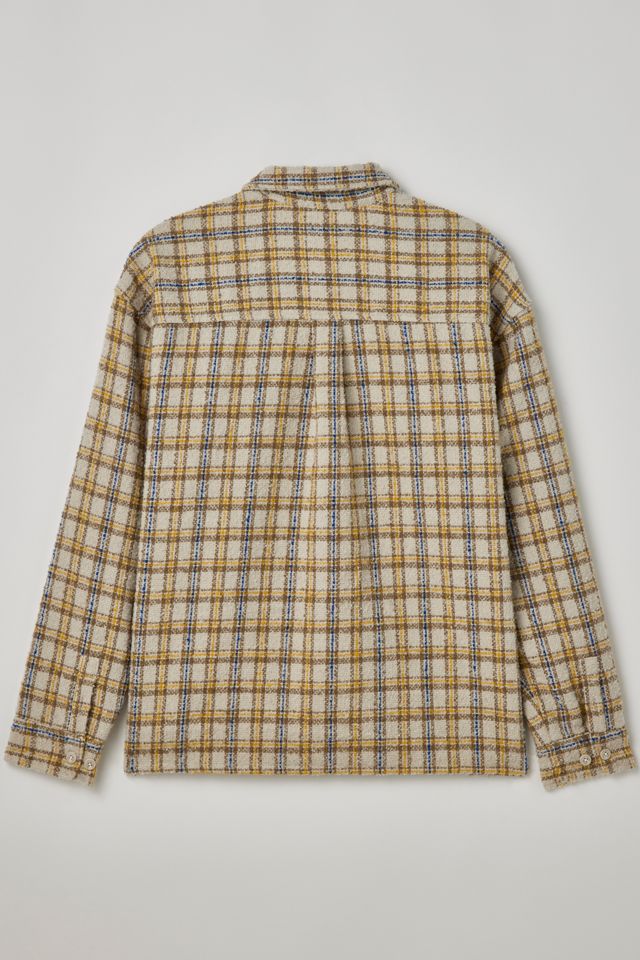UO Con Boucle Overshirt | Urban Outfitters