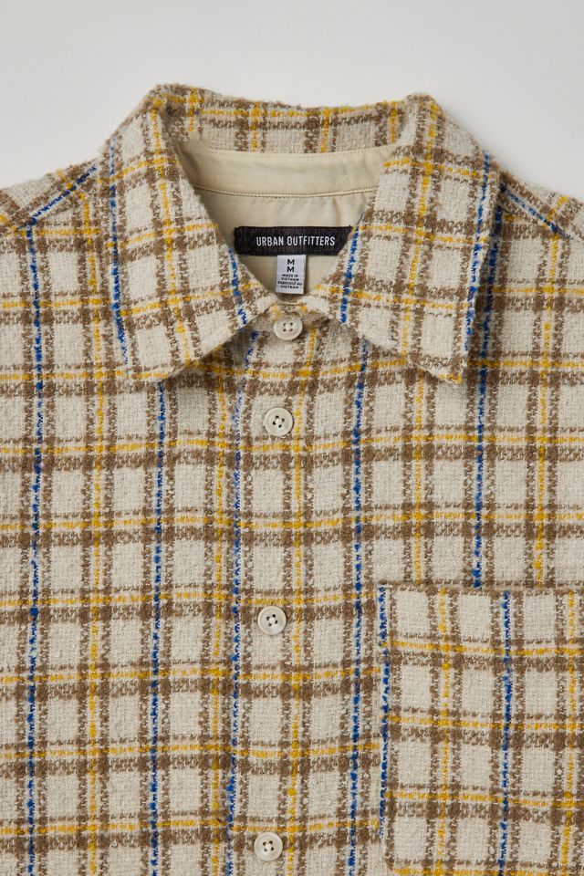 UO Con Boucle Overshirt | Urban Outfitters