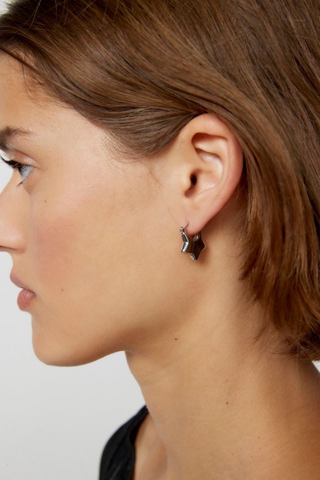Mini Star Post & Hoop Earring Set | Urban Outfitters