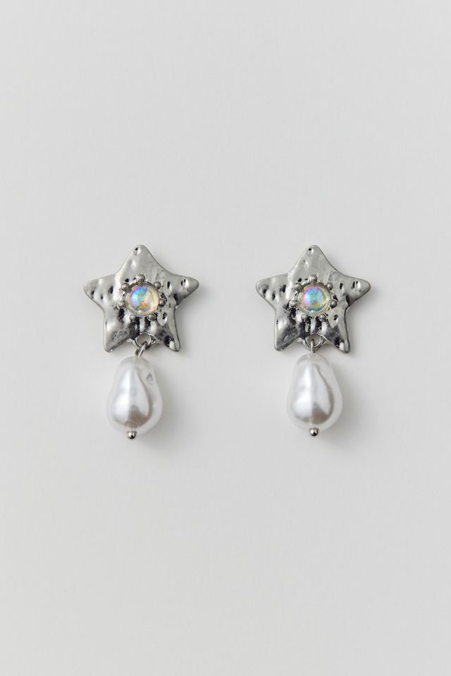 Sila Star Pearl Drop Earring | Urban Outfitters