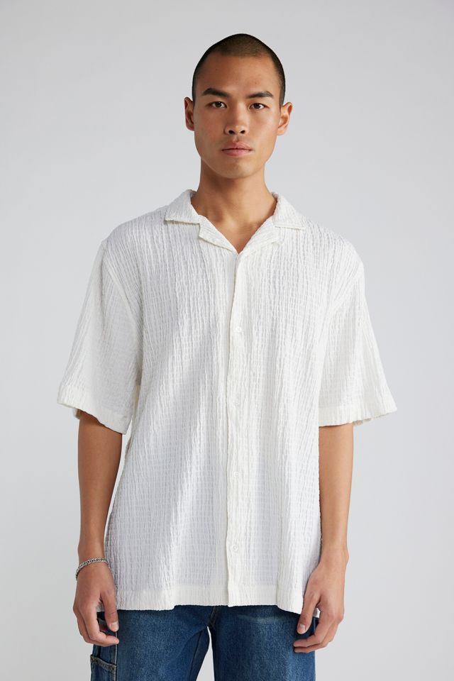 Afends Calm Hemp Cuban Button-Down Shirt | Urban Outfitters