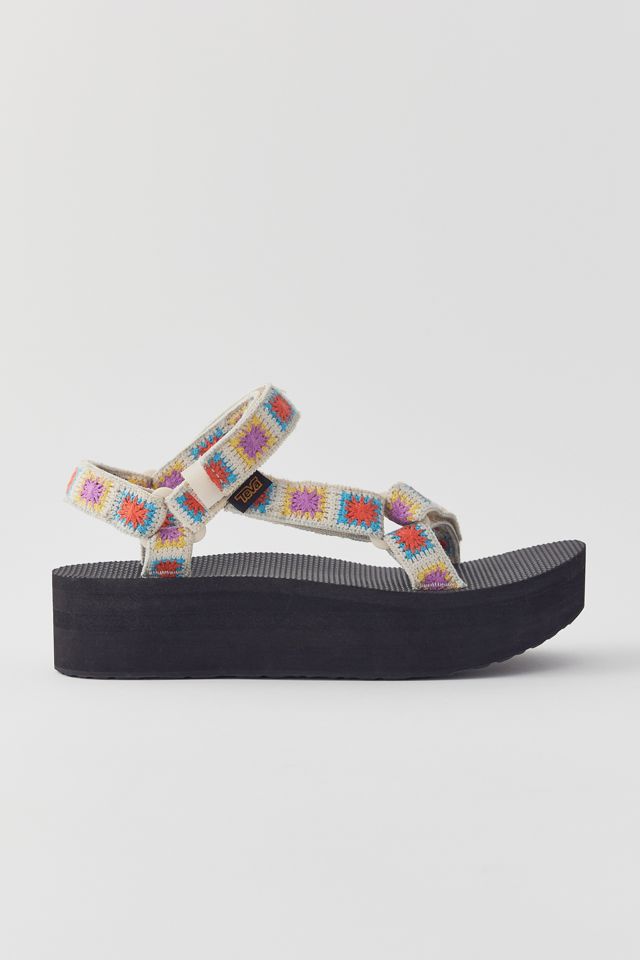 Teva Flatform Universal Crochet Sandal | Urban Outfitters