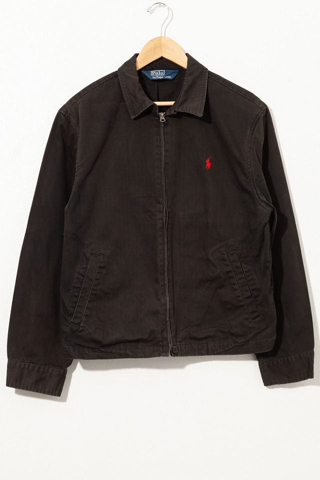 Vintage 1990s Distressed Polo Ralph Lauren Cotton Jacket | Urban Outfitters