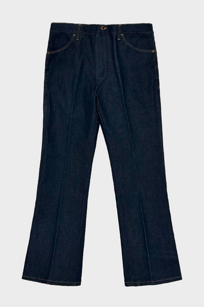 Vintage 1970’s Deadstock Rustler Yellow Label USA Bootcut Raw Denim ...