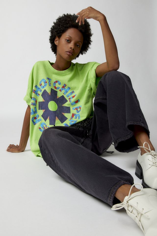 The Red Hot Chili Peppers Crew Neck T-Shirt Dress | Urban Outfitters