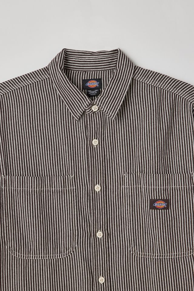 Dickies Hickory Stripe Button-Down Shirt | Urban Outfitters