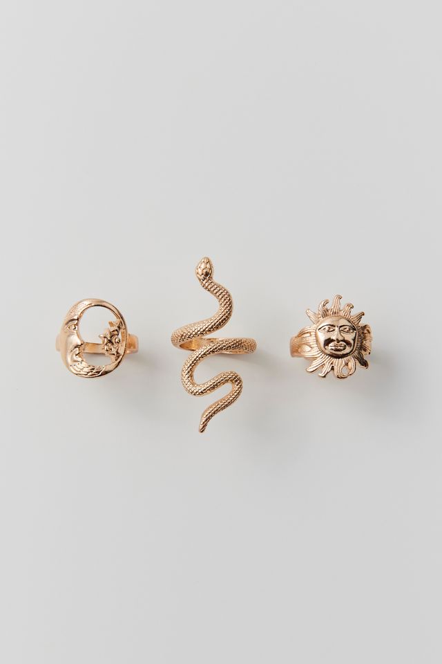 Celestial Snake Ring Set | Urban Outfitters