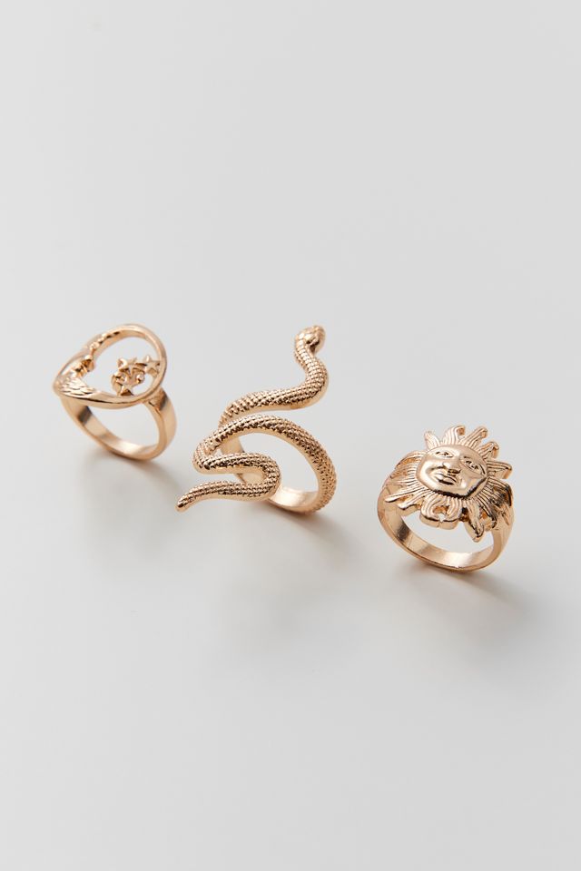 Celestial Snake Ring Set | Urban Outfitters
