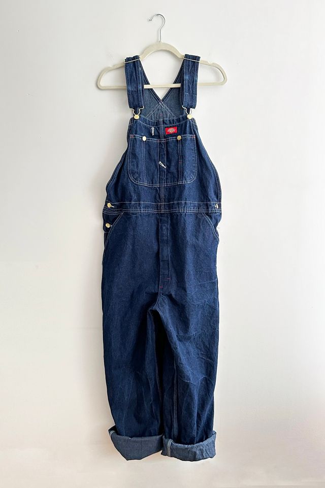 Vintage Dickies Dark Rinse Baggy Overalls | Urban Outfitters