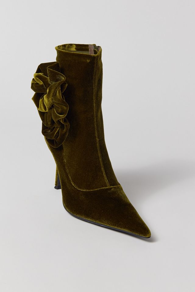 Jeffrey Campbell Florette Velvet Boot | Urban Outfitters