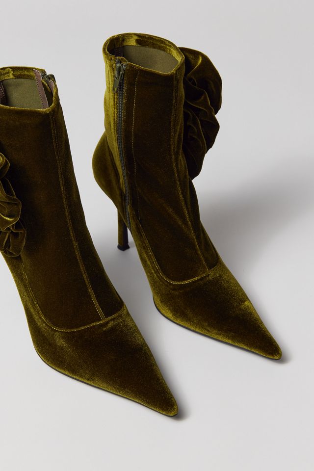 Jeffrey Campbell Florette Velvet Boot | Urban Outfitters