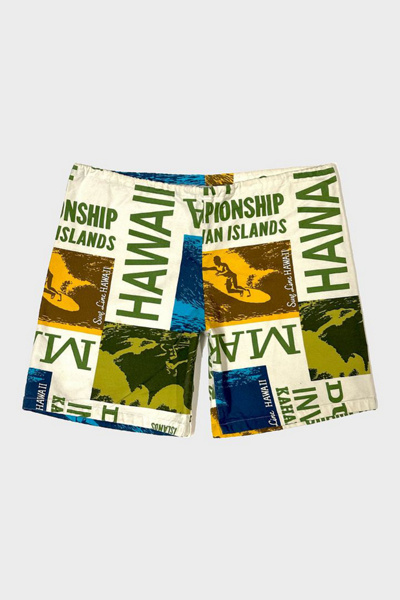 Vintage 1980’s Surf Line Jams Made In Hawaii Printed Shorts | Urban ...