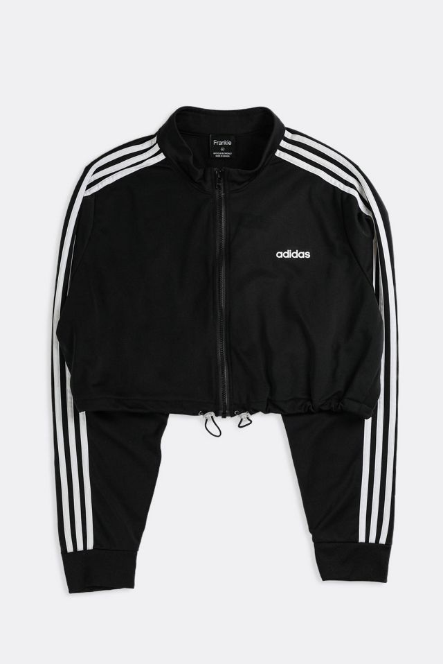 Frankie Collective Rework Adidas Crop Track Jacket 016 | Urban Outfitters