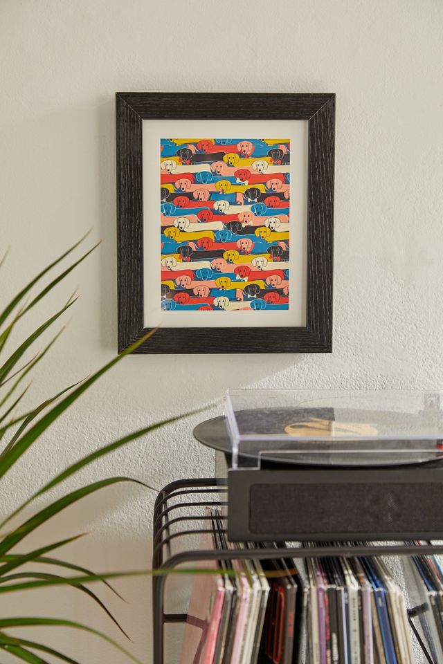 ShowMeMars Long Dogs Pattern Art Print | Urban Outfitters Canada