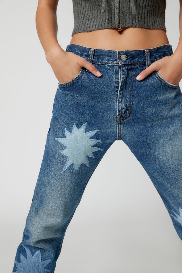 Urban Renewal Remade Pow Bubble Patch Jean | Urban Outfitters