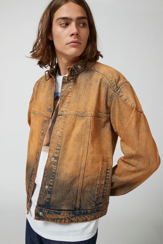 BDG Washed Denim Moto Jacket | Urban Outfitters Canada