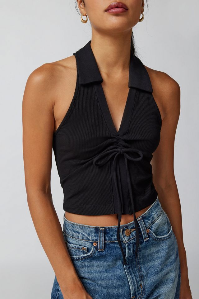 UO Tessa Collared Vest Top | Urban Outfitters