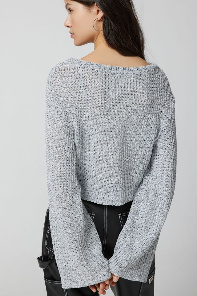 Urban Renewal Remnants Loose Knit Drippy Sweater | Urban Outfitters