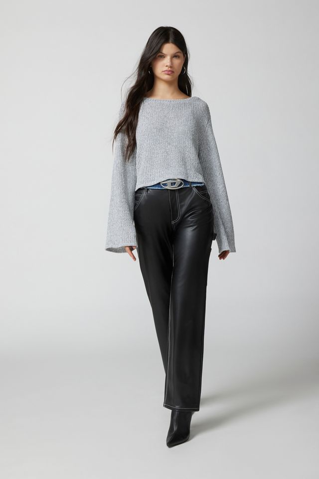 Urban Renewal Remnants Loose Knit Drippy Sweater | Urban Outfitters