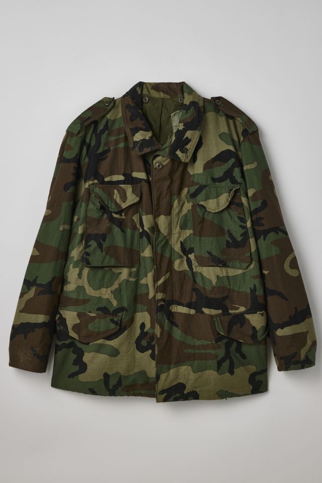 Urban Renewal Vintage Heavyweight Camo Jacket | Urban Outfitters Canada