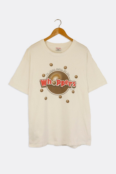 Vintage 1995 Whoppers Chocolate Faded T Shirt | Urban Outfitters