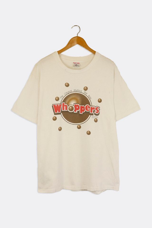 Vintage 1995 Whoppers Chocolate Faded T Shirt | Urban Outfitters