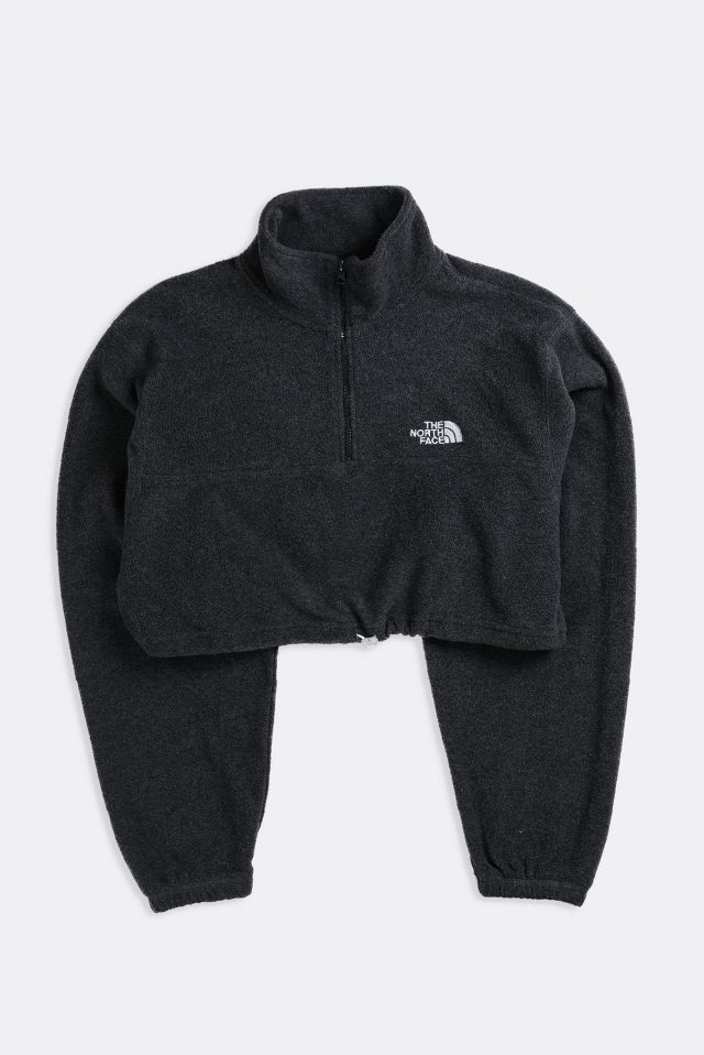 Frankie Collective Rework North Face Crop Fleece Sweater 032 | Urban ...