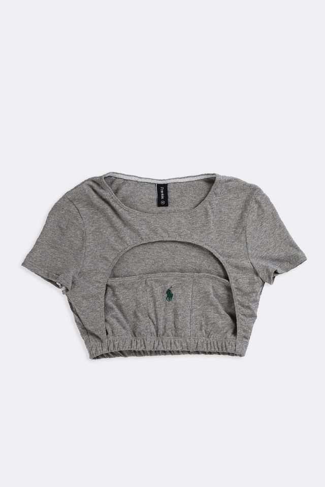 Frankie Collective Rework Polo Cut Out Tee 217 | Urban Outfitters