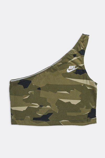 Frankie Collective Rework Nike One Shoulder Tank 113 | Urban Outfitters