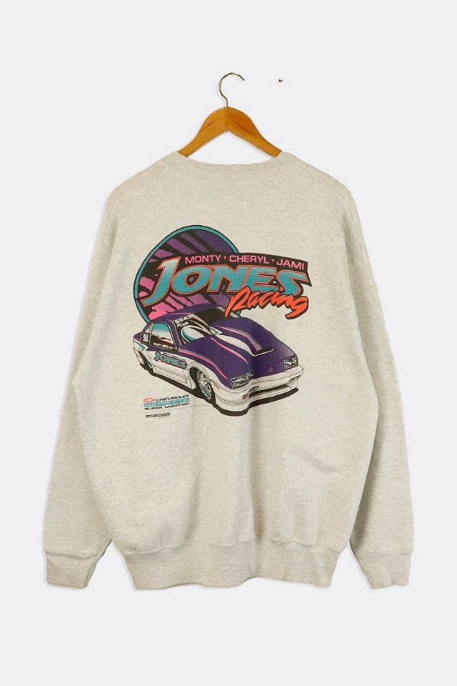 Vintage Jones Racing Neon Cartoon Style Chrvy Graphic Neoa Font ...