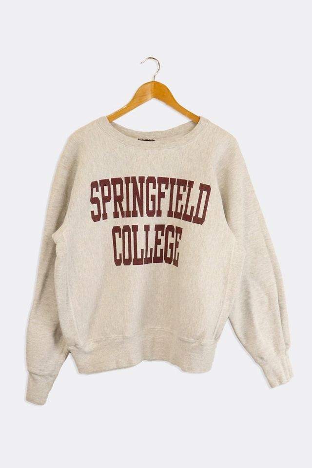 Vintage Springfield College Block Lettering Font Vinyl Sweatshirt ...