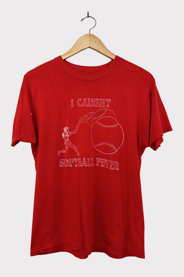 Vintage Softball Fever Tee Shirt | Urban Outfitters