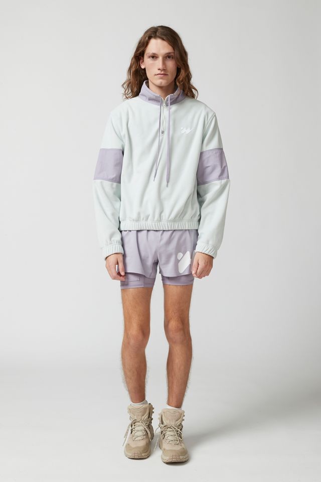 Without Walls Blocked Fleece Popover Jacket | Urban Outfitters Canada