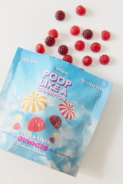 Poop Like A Champion Super Fiber Gummies | Urban Outfitters