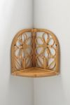 Rattan Daisy Corner Wall Shelf | Urban Outfitters