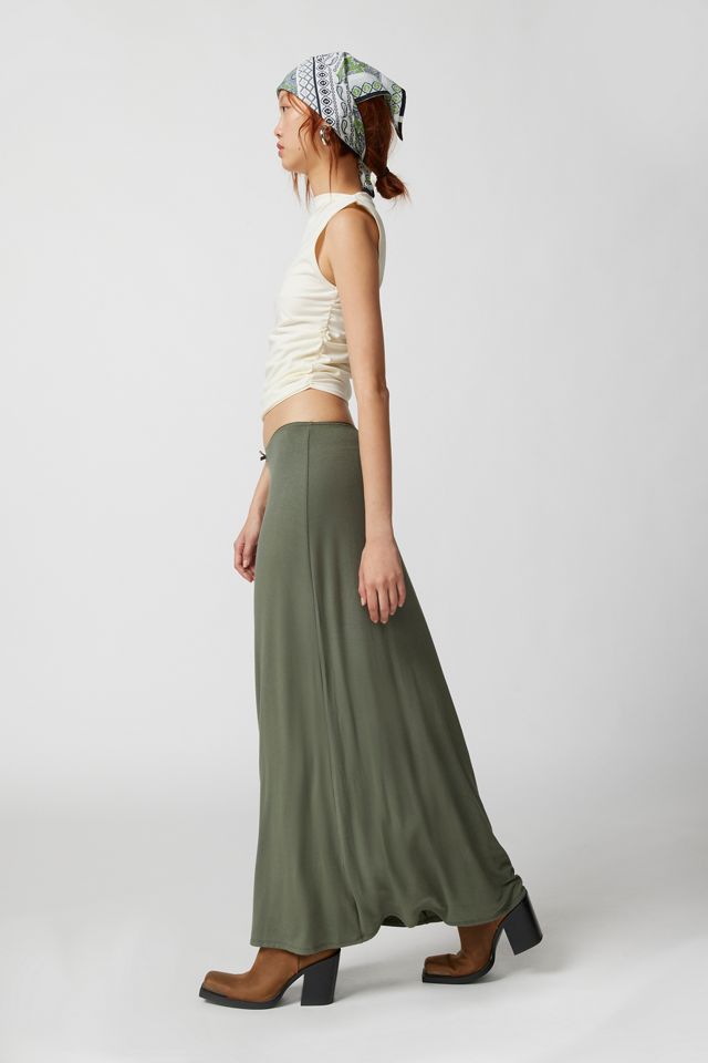 Urban Renewal Remnants- Drapey Knit Maxi Skirt | Urban Outfitters