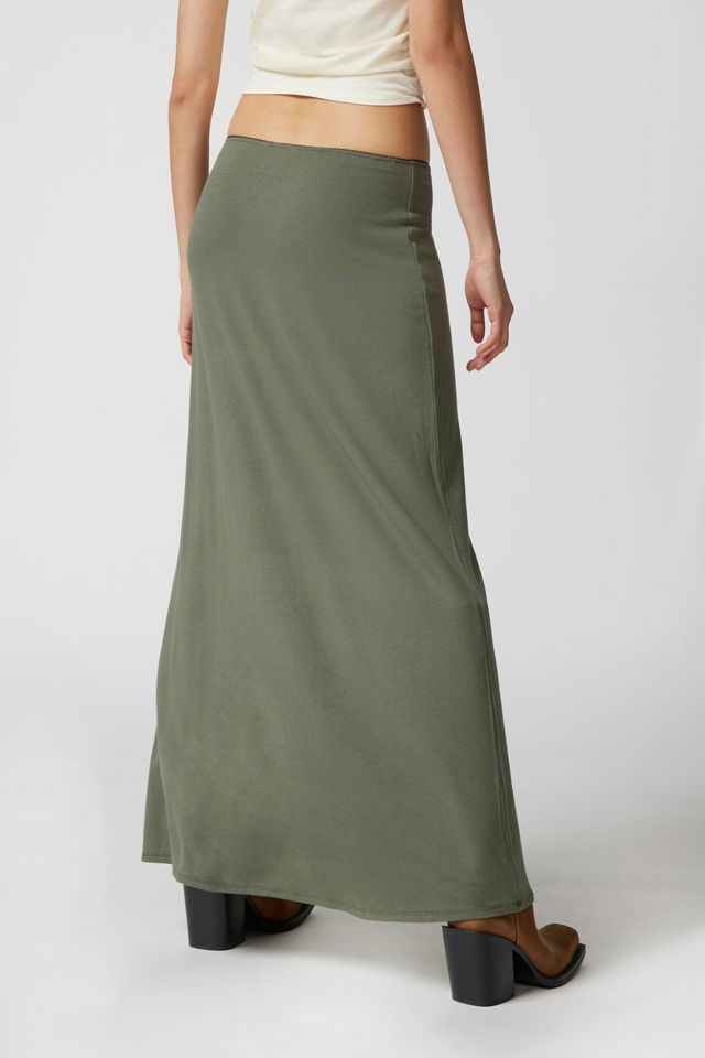 Urban Renewal Remnants- Drapey Knit Maxi Skirt | Urban Outfitters