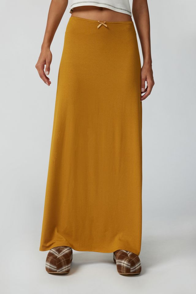 Urban Renewal Remnants Drapey Knit Maxi Skirt | Urban Outfitters