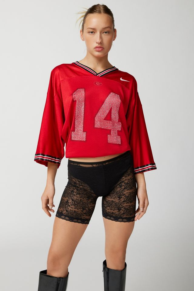 Lace Bike Short | Urban Outfitters Lace Bike Short | Urban Outfitters