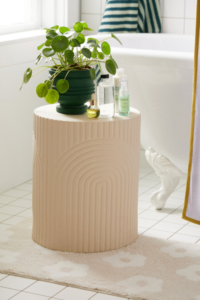 Carved Side Table | Urban Outfitters