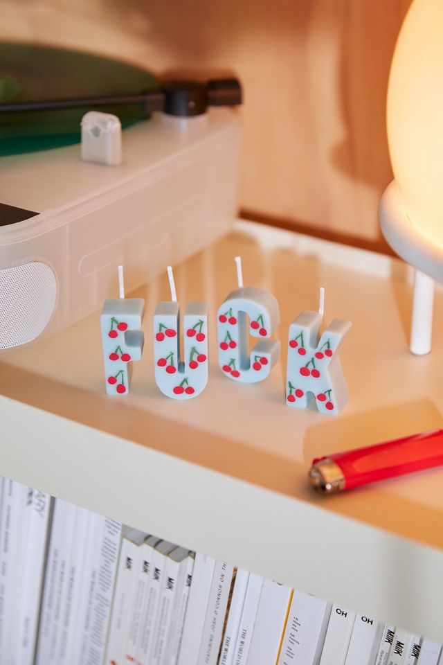 This Candle Is Lit UO Exclusive F*** Letter Candle Set | Urban Outfitters