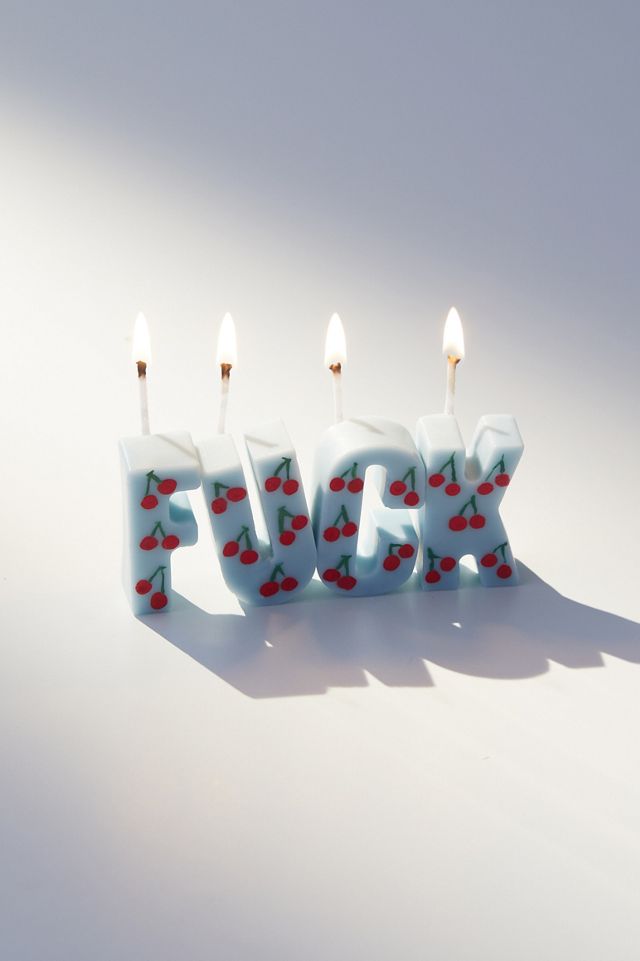 This Candle Is Lit UO Exclusive F*** Letter Candle Set | Urban Outfitters